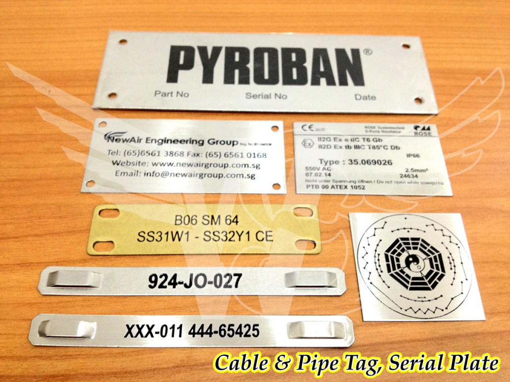Customized Etched Name Tag, Signs, Manufacture Plates – WingSeed